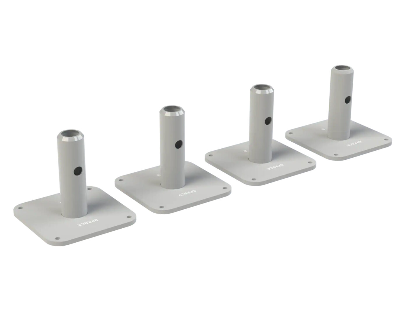 Build Frames Steel Base Plate For Scaffolding, 4-Pack - Build Frames ...